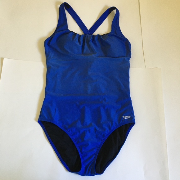 Speedo | Swim | Speedo Womens Blue Onepiece Swimsuit Size 6 | Poshmark